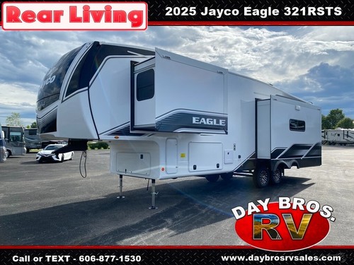25 Jayco Eagle 321RSTS Fifth Wheel RV Towable Camper Triple Slide Rear ...