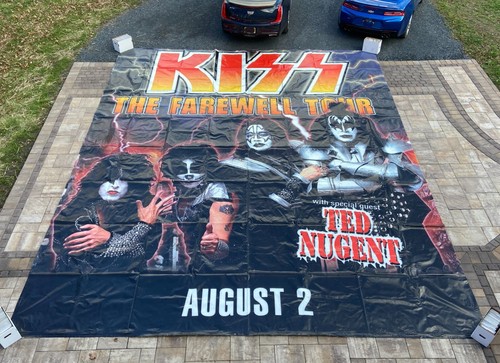 KISS Concert Poster 27 FT Banner Farewell Tour 2000 Las Vegas Vintage ...