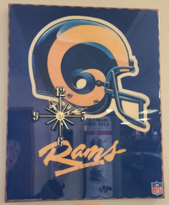 VINTAGE 1989 NFL LOS ANGELES RAMS Wall Clock | eBay