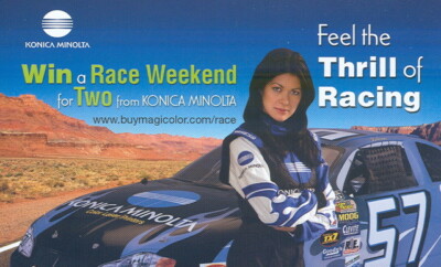 2006 Leilani Munter "Feel The Thrill of Racing" Konica Minolta NASCAR ...