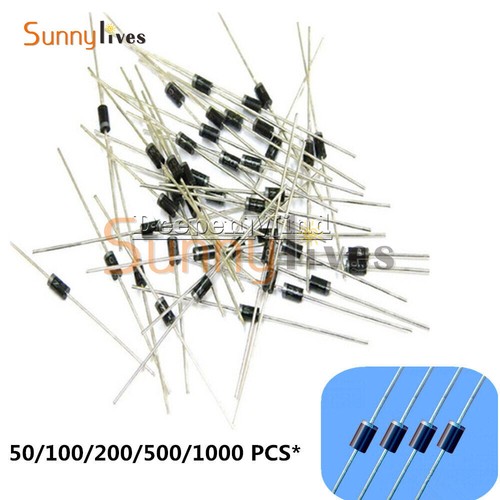 50/100/200/500/1000PCS 1N4007 IN4007 DO-41 1A 1000V Rectifie Diodes ...