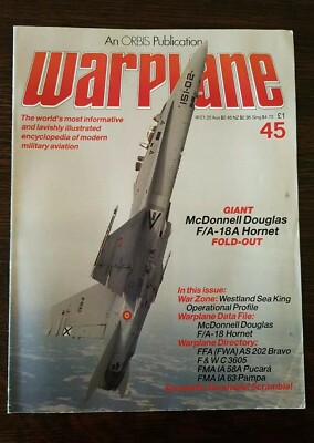 1980s | Warplane Magazine 45 | Giant Mcdonnell Douglas F/A-18A Fold-out ...
