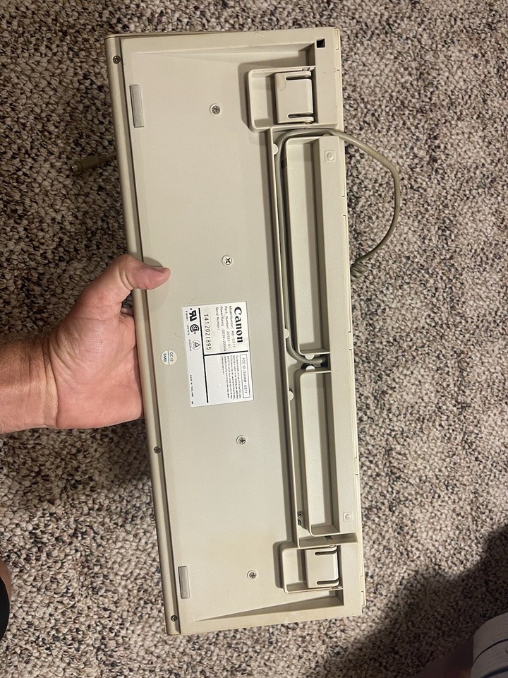 Vintage A/T Keyboard Rare Canon brand Model kb-5311 | eBay