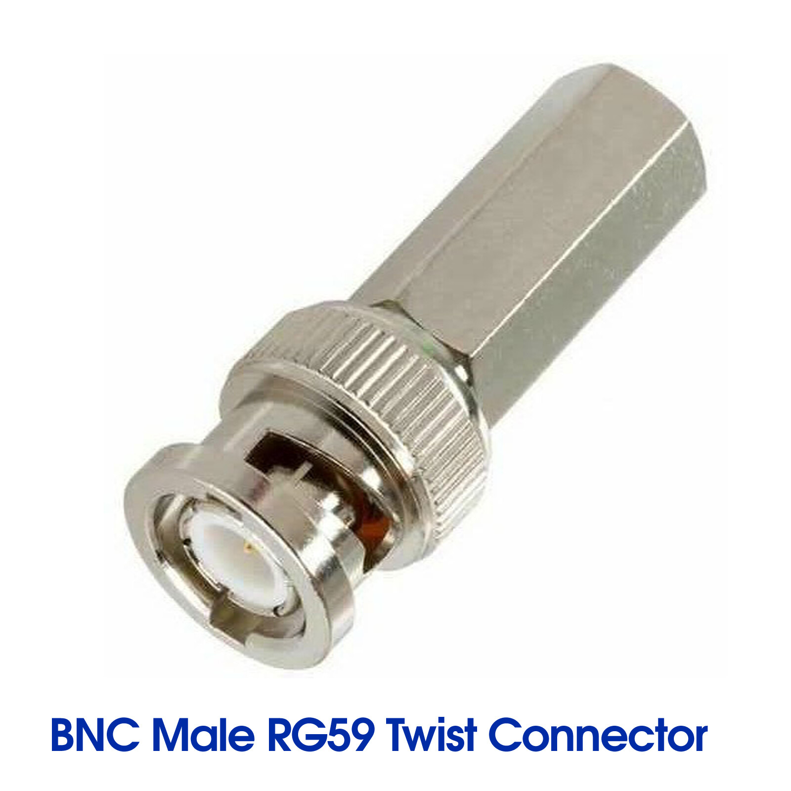 Twist-on Connectors BNC Male RG59 Cable for CCTV Coaxial Security ...