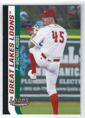 2023 Great Lakes Loons (Class A-Los Angeles Dodgers) Michael Hobbs | eBay
