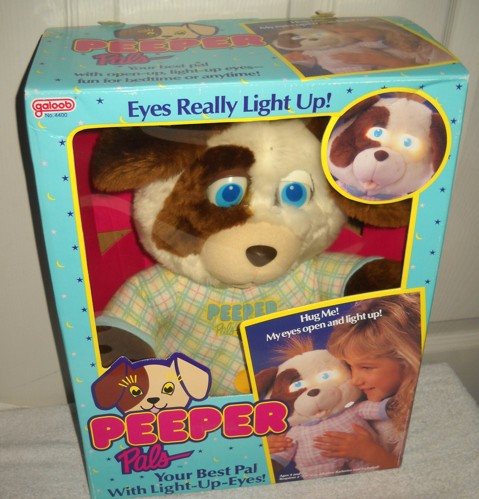 #11014 RARE NRFB Vintage Galoob Electronic Peeper Pals Boy Puppy Dog | eBay