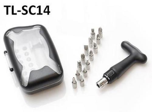 14-Piece 1/4" T-Bar Ratchet & Screw Driver Tool Kit Set, CablesOnline ...
