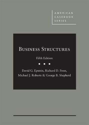 Business Structures by David G. Epstein: Used 9781640204133| eBay