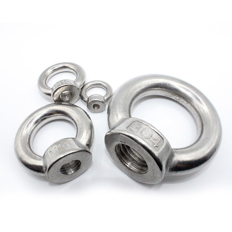 M6 M8 M10 M12 M16 M20 M24 M30 LIFTING EYE NUTS & BOLTS A2 / A4 ...