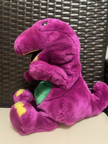 Vintage 90s Barney Purple Dinosaur Stuffed Animal Plush Muppet | eBay