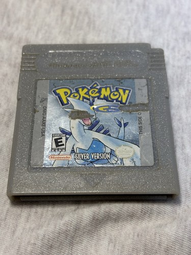Pokemon Silver Gameboy Color Authentic Game Nintendo Gameboy 1998 New ...