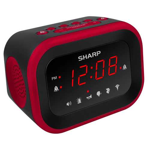 High-Volume Alarm Clock for Deep Sleepers, 6 Loud Sounds up to 115dB ...