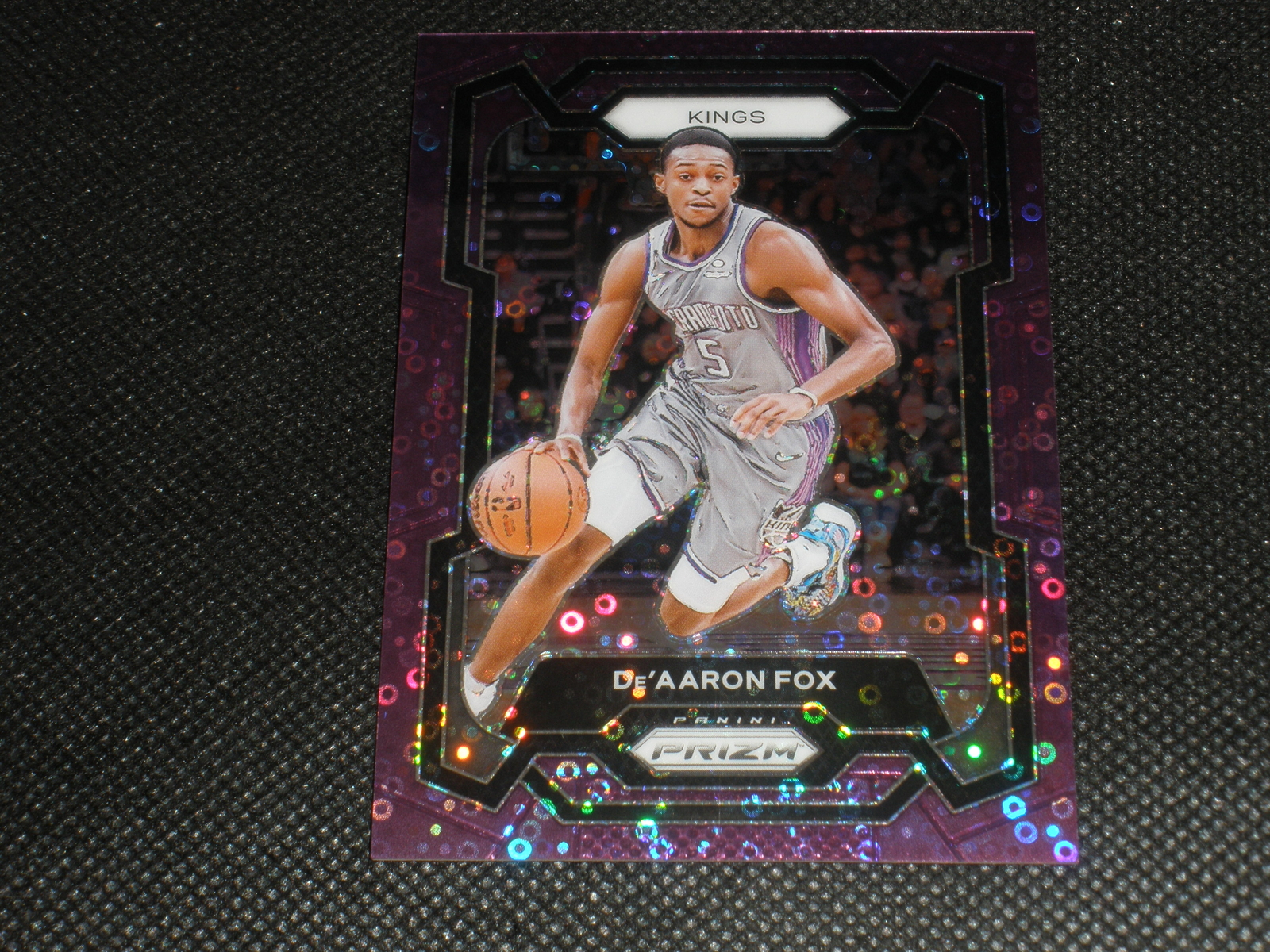 2023-24 Panini Prizm Fastbreak Purple Prizm #6 De'Aaron Fox 58/75 | eBay