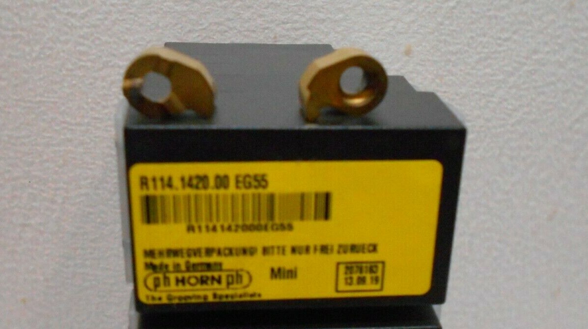 BOX OF 2 HORN MILLING CUTTER SLOTTING R114.1420.00 EG55 CARBIDE INSERTS ...