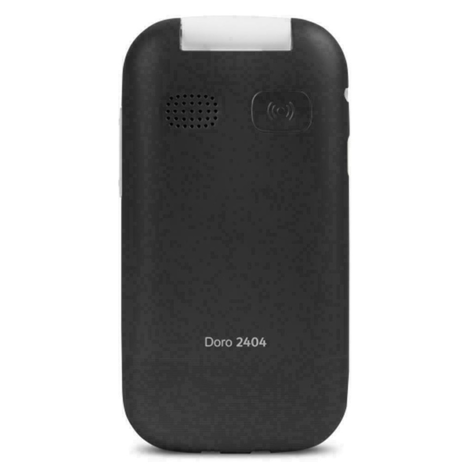 Doro 2404 6.1cm 100 g Black White Feature Mobile phone UNLOCKED FASTEST ...