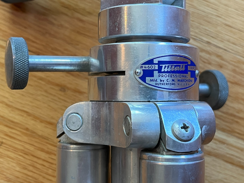 Vintage TILTALL 72 Inch Tripod #4602 Heavy Duty Billet Aluminum Fully Functional | eBay