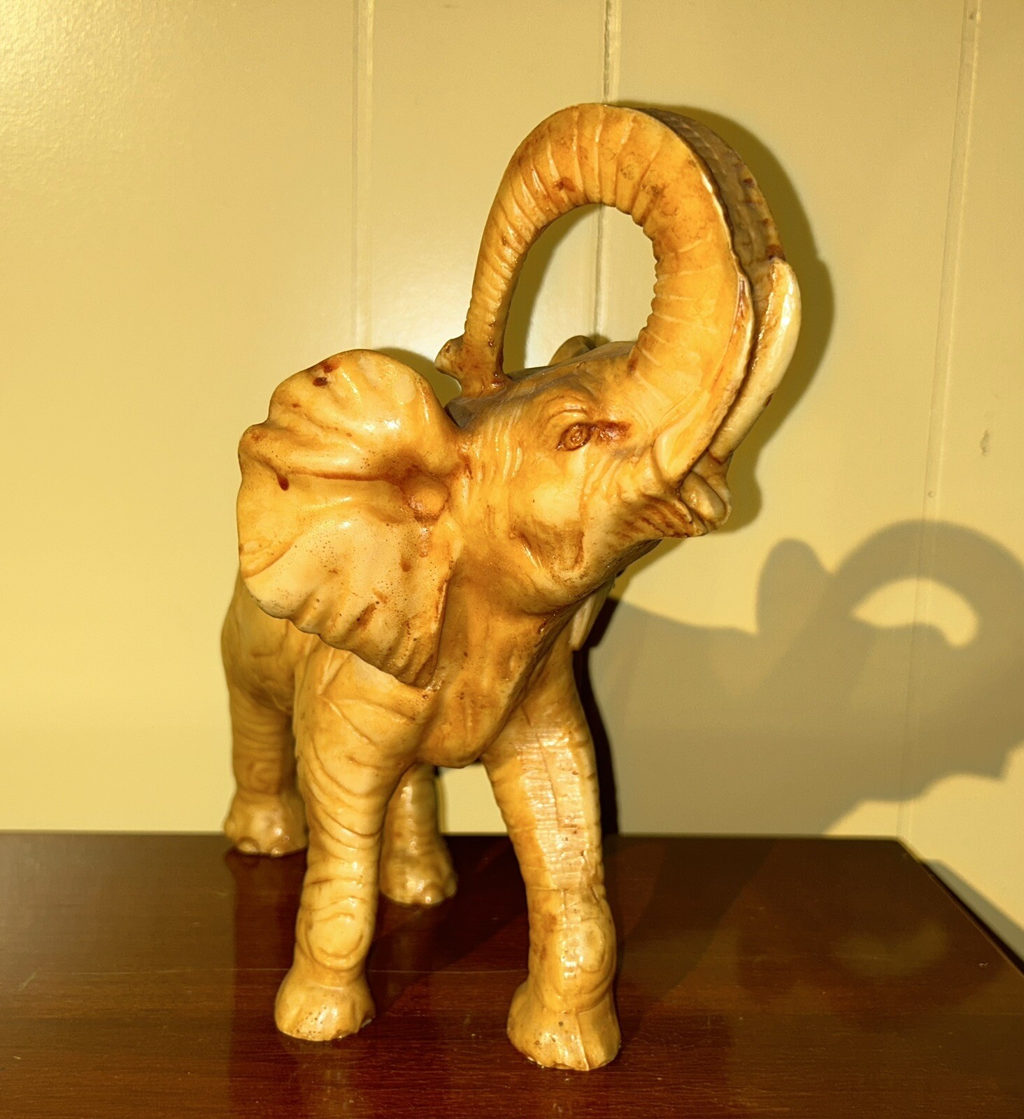 Large Heavy Vintage/Antique Elephant Figurine/Statue-Resin? | eBay