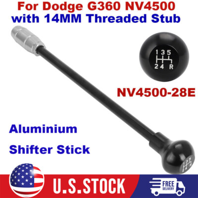 For Dodge NV4500 G360 with14MM Coarse Thread Aluminium Shifter Stick ...
