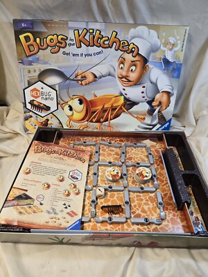 Bugs In The Kitchen Hex Bug Nano Board Game by Ravenburger 2018 ...