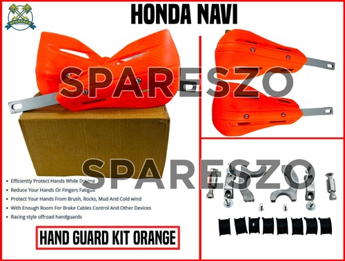 Honda "HAND GUARD KIT ORANGE" For Navi - With Express Shipping | eBay ...