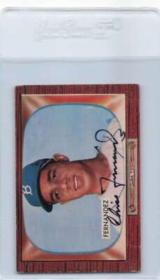 1955 Bowman #270 Chico Fernandez Brooklyn Dodgers Signed Auto *42 | eBay
