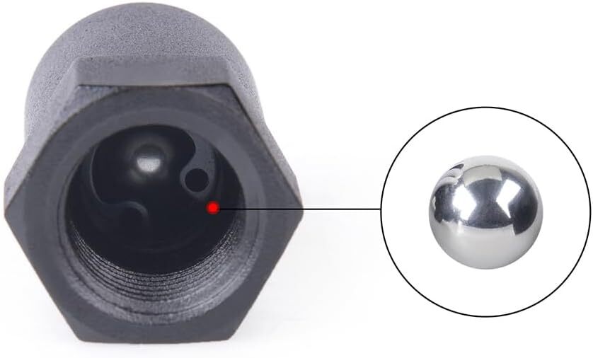 Inline Roll Over Check Valve Fuel Rollover Vent Valve Aluminum 2pcs ...