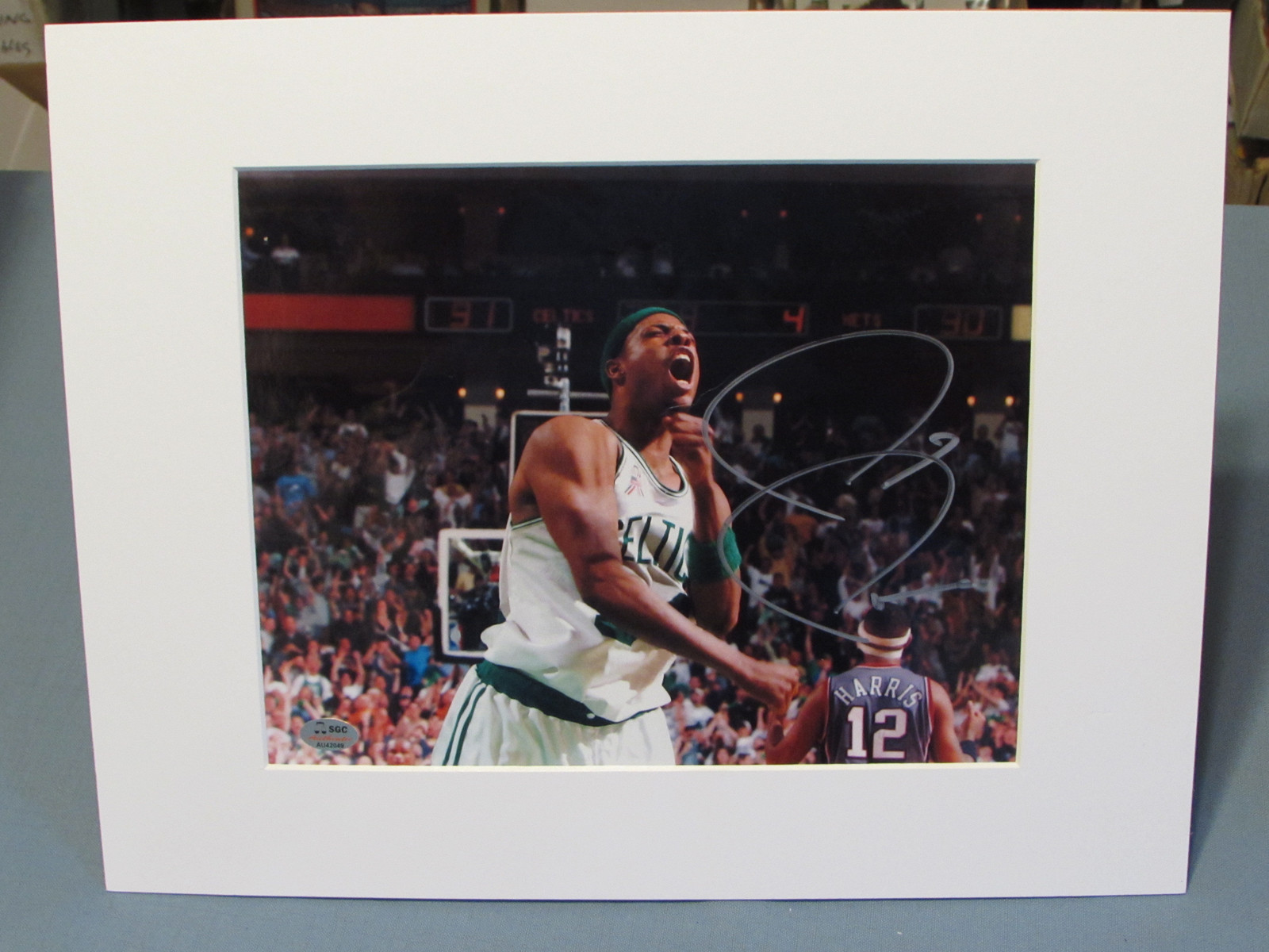 Paul Pierce Autographed 8x10 Celtics Photo Matted 11x14 SGC Authentic ...