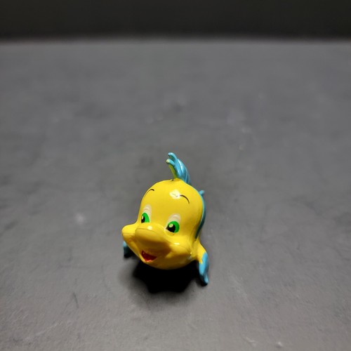 EUC Vintage Disney Flounder PVC Figure 1" Tall Little Mermaid | eBay
