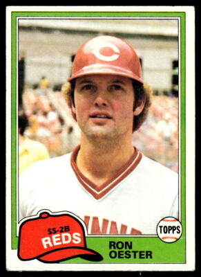 1981 Topps Ron Oester #21 Cincinnati Reds Baseball Card | eBay