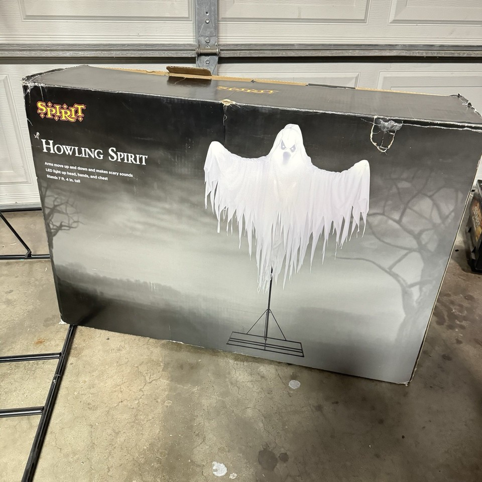 Howling Spirit 7ft Spirit Halloween Animated Animatronic Prop Ghost | eBay