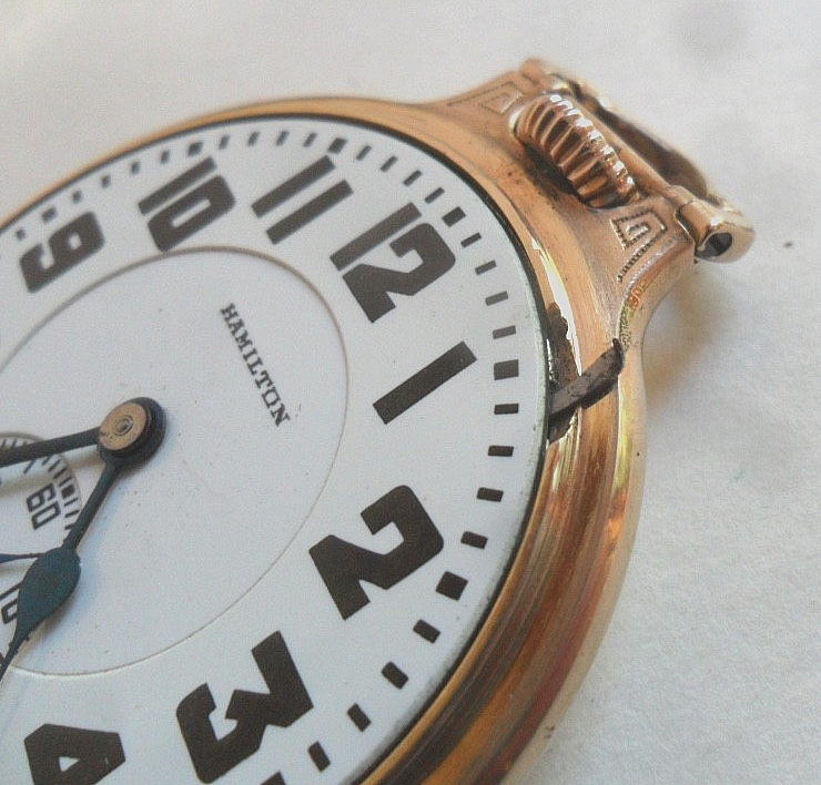 Bar-Over -Crown Case #2 Vintage 1928 Hamilton 992 16S Railroad O/F ...