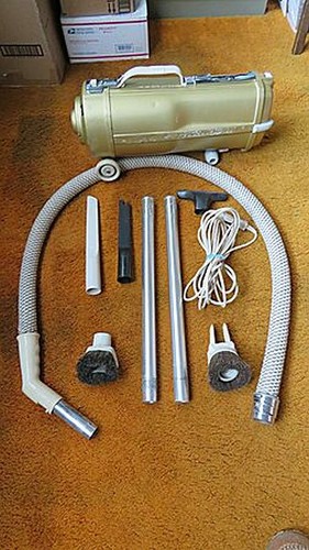 intage Electrolux Model L Canister Vacuum Cleaner with attachments | eBay