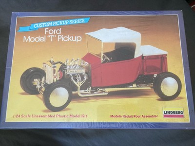 Lindberg 6303 1/24 Scale 1927 Ford Custom Model T Pickup Kit. Made 1986 ...