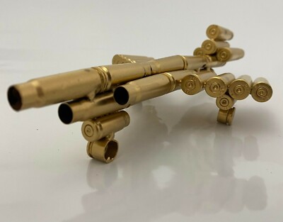 Model AIRPLANE made from Bullet Casings Large Display Military War Free ...