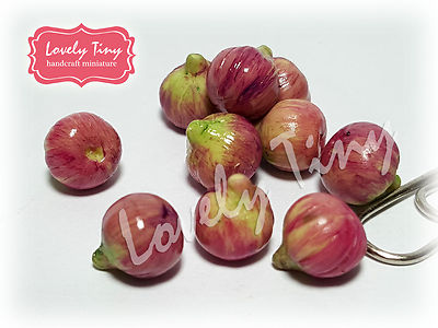 20 Pcs.Loose Miniature Fresh Figs Dollhouse Miniatures Fruits | eBay