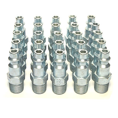 25 Foster 10-3 M Style Air Hose Fittings 1/4" Male NPT Coupler Plugs | eBay