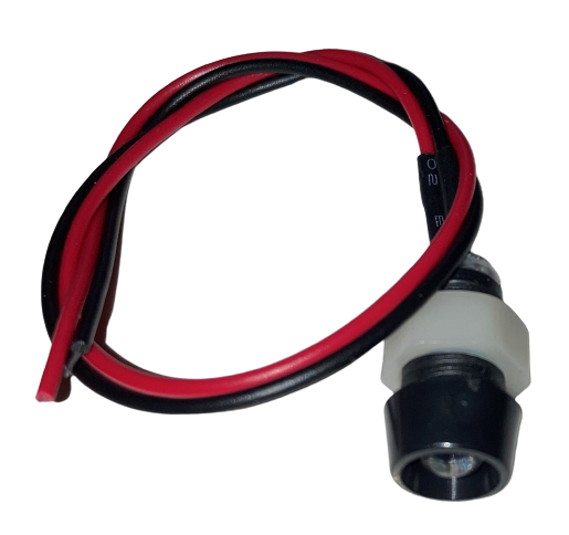 FAKE CAR ALARM KIT / FLASHING LED + SWITCH + DECALS (CHOICE of RED or ...