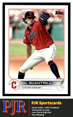 2022 Topps #347 Cal Quantrill Cleveland Guardians | eBay