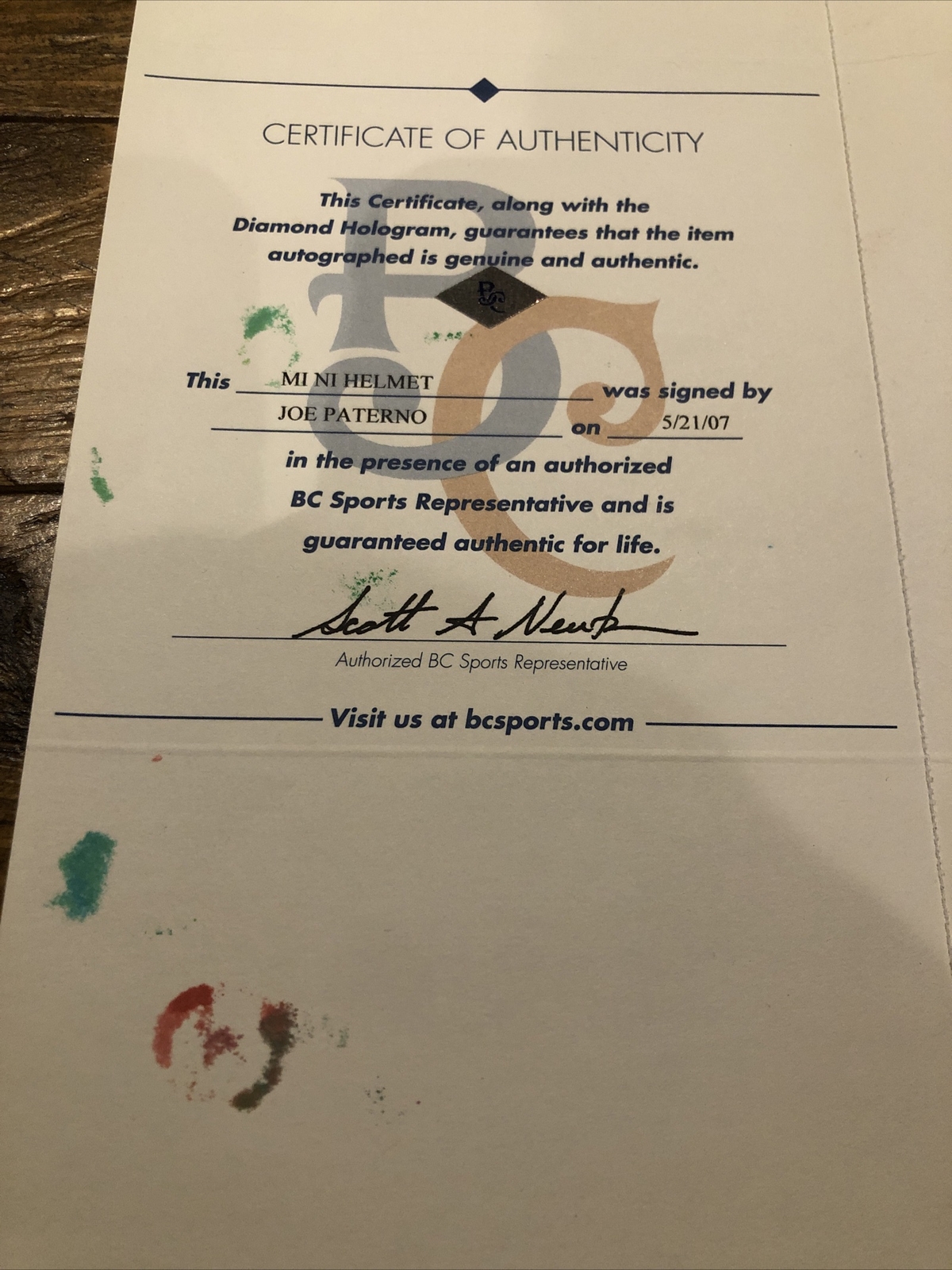 JOE PATERNO signed RIDDELL MINI FOOTBALL HELMET PENN STATE | eBay