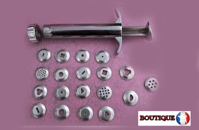 Seringue à piston pour pâte Fimo 19 Disques interchangeables ...