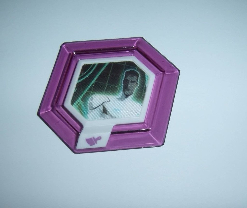 DISNEY INFINITY Power Disc Lot Tron Terrain & Sky Holgram Rare TRU ...