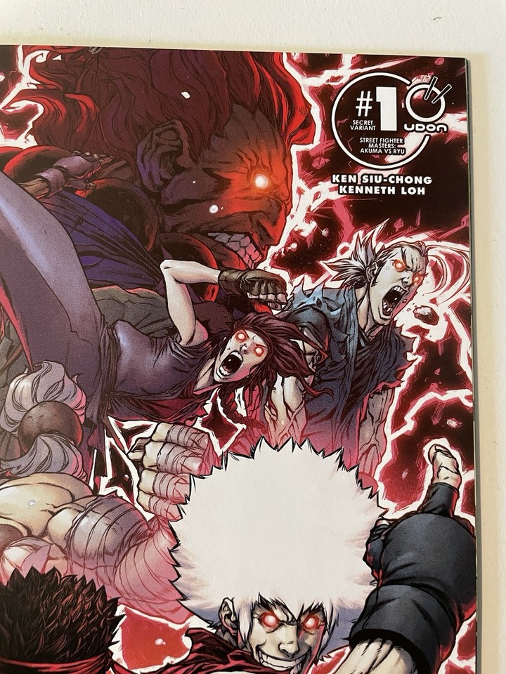Street Fighter Masters: Akuma vs Ryu 1 Joe Ng Variant Cover Comic Udon ...