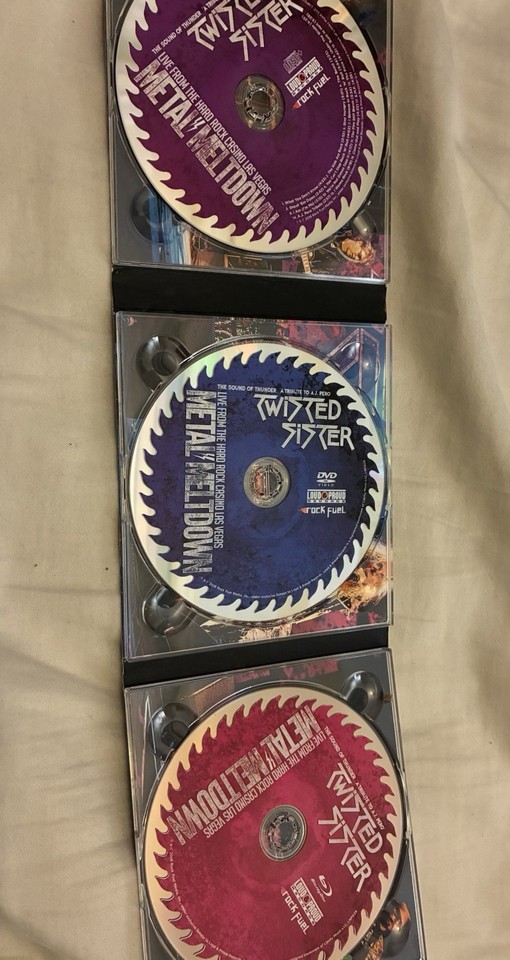 Twisted Sister Metal meltdown 3 Disc Set CD DVD Blu Ray W.A.S.P Quiet Riot Kiss | eBay Australia