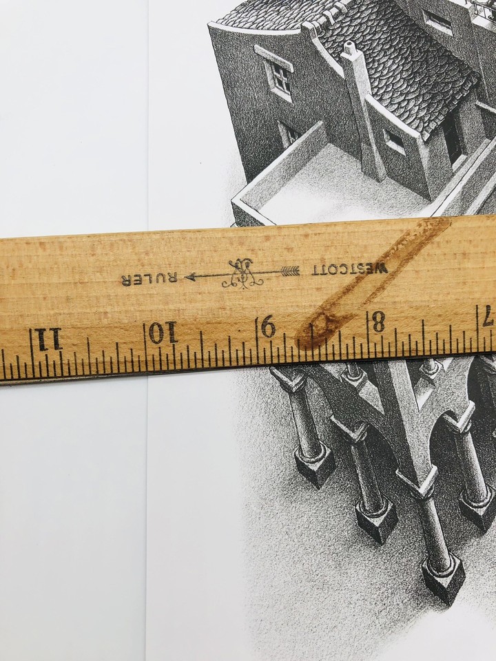 Ascending And Descending By M. C. Escher 1960 Lithography Art Print 15 ...