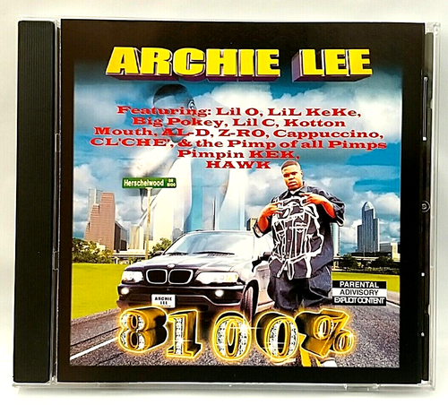 (CD) Archie Lee – 8100%, US OG Press, 801597200527, Album, Near Mint ...