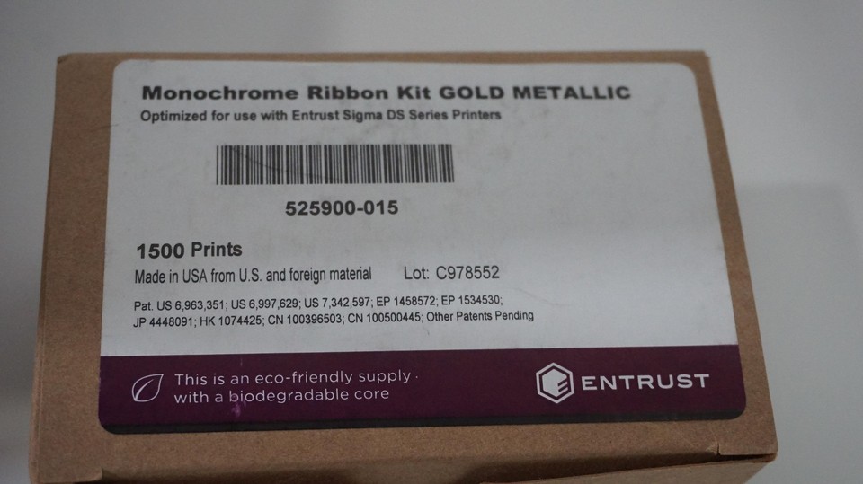 -=GENUINE=-ENTRUST SIGMA DS1 DS2 DS3 DS4 GOLD METALLIC RIBBON KIT ...