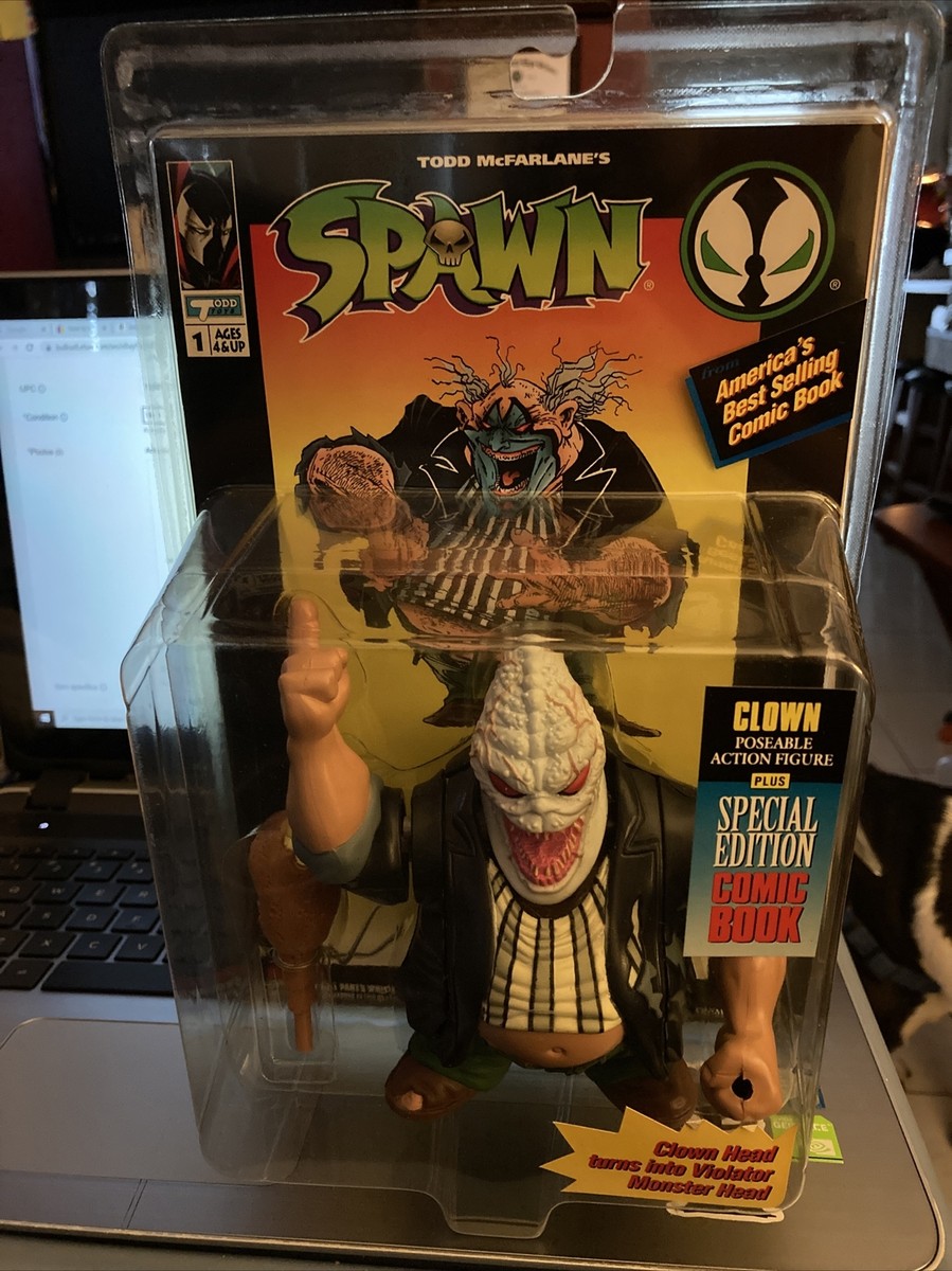 Spawn Clown Monster NEW SPAWN SERIES 1 4 FIGURE LOT Mcfarlane VIOLATOR