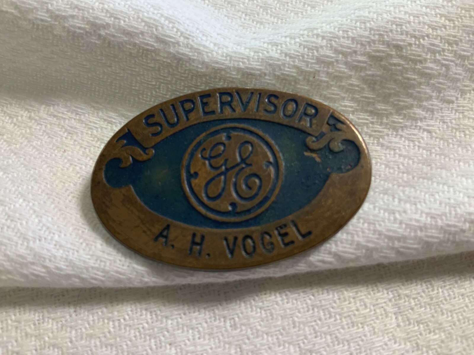 Vtg GE General Electric Supervisor Pin Whitehead Hoag and Foreman’s ...