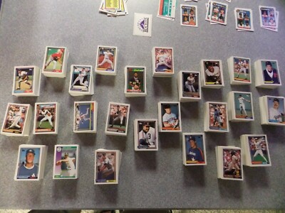 L#825 1992 MLB Team lots- commons, stars, rookies, highlights- PICK ...