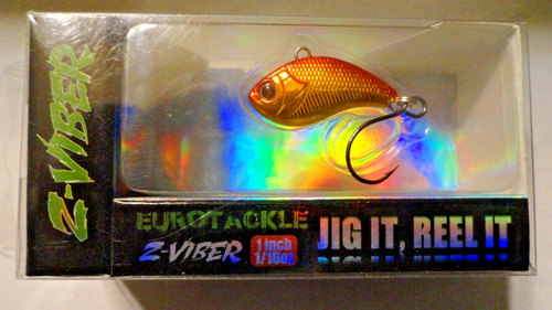 EuroTackle Z Viber tungsten ice fishing lure (Gold Fish) | eBay